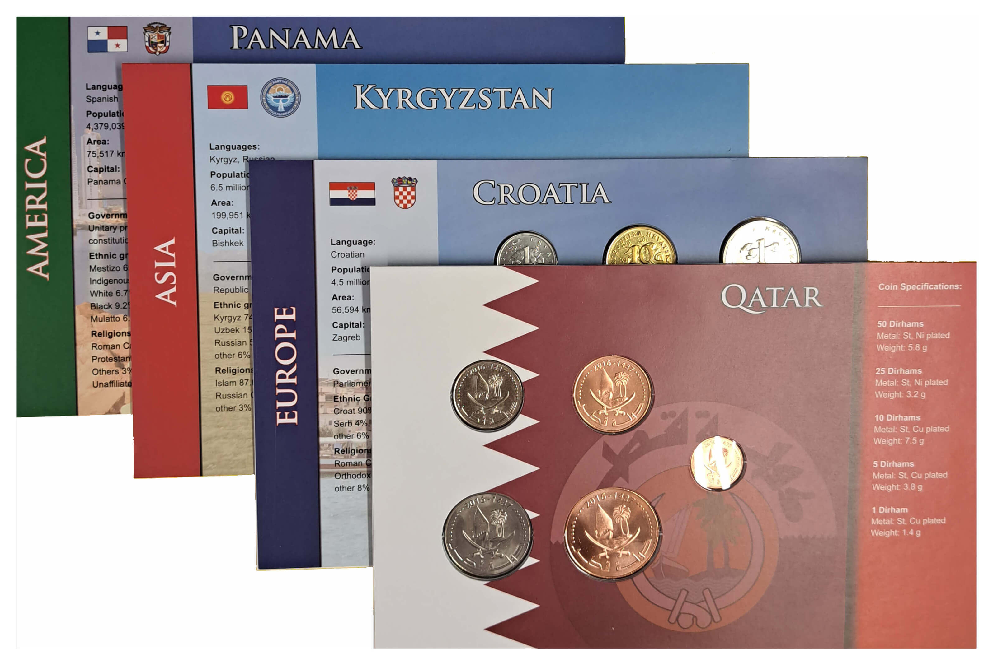 COINS SET 13 World Coins Post Philately